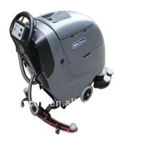 China Automatic Handheld Floor Scrubber Machine with 200rpm Brush Speed 500W Brush Motor and 550W Suction Motor for Tile Cleaning for sale