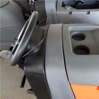 China Cable Type Single-Brush Epoxy Floor Scrubber Dryer for Office Building with 24V Battery and PLC Control for sale