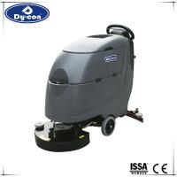 China Single-Brush Epoxy Cable Battery Floor Scrubber with Dirty Water Level Sensor and Driving Speed Adjust for sale