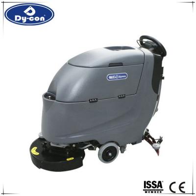 China Cable Type Epoxy Single-Brush Floor Scrubber with 510mm Brush Dia 850mm Squeegee Width and 55L Solution Tank for Warehouse Cleaning for sale