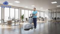 China Compact Floor Scrubber: Fits Office Cubicles, Cleans Fast – Perfect For Tight Workspace Cleaning for sale
