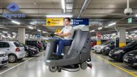 China Powerful Ride-On Scrubber For Fast & Efficient Parking Garage Cleaning for sale