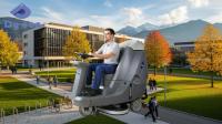 China Quiet Ride-On Scrubber For University Campus Cleaning | Low-Noise Design for sale