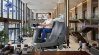 China Powerful Ride-On Scrubber For Office Lobbies | Streak-Free Floors for sale