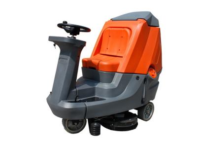 China Low Noise Ride On Floor Scrubber Dryer With Cylindrical Brush Models for sale