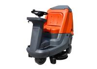 China Low Noise Ride On Floor Scrubber Dryer With Cylindrical Brush Models for sale