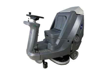 China Simple Efficient Ride On Floor Scrubber Dryer With One Key Operated for sale