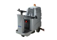 China High Efficient Ride On Floor Scrubber Dryer With Battery Power Supply for sale