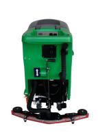 China Silent Auto Floor Scrubbing Machines , Green Ceramic Floor Cleaner Machine for sale