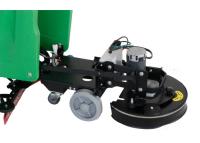 China Silent Auto Floor Scrubbing Machines , Green Ceramic Floor Cleaner Machine for sale