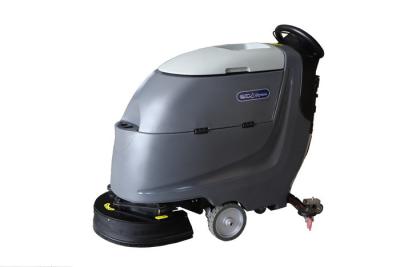China Low Noise Walk Behind Floor Scrubbers , Floor Cleaning Equipment Brush Assisted for sale