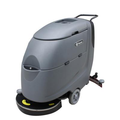 China Noiseless Battery Operated Floor Scrubber , Concrete Floor Cleaner Machine for sale
