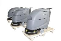 China Low Noise Battery Powered Floor Scrubber Adjustable Brush Booster System for sale