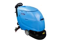 China Battery Powered Walk Behind Floor Scrubber With Humanized Cup Holder for sale