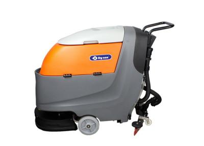 China Rubber Battery Powered Floor Scrubber Steel Curved Squeegee 800mm for sale