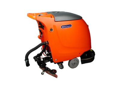 China Colored Self Propelled Floor Cleaning Machines / Warehouse Walk Behind Scrubber Dryer for sale