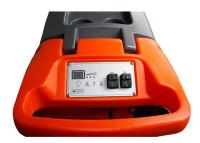 China Colored Self Propelled Floor Cleaning Machines / Warehouse Walk Behind Scrubber Dryer for sale