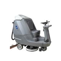 China 550w Suction 1100mm Squeegee Width Ride On Floor Scrubber for sale