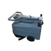 China Fast Cleaning Folding Warehouse Hand Push Floor Scrubber for sale