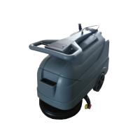 China Fast Cleaning Folding Warehouse Hand Push Floor Scrubber for sale
