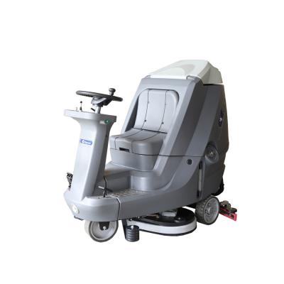 China 180L Recovery Tank Ride On Floor Scrubber Suitable For Supermarket for sale