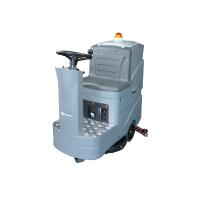 China 100 L Ride On Floor Scrbber With Two Brush for sale