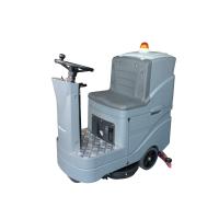 China 100 L Ride On Floor Scrbber With Two Brush for sale