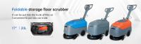 China Battery 22L Multifunction Walk Behind Floor Scrubber Compact Design for sale