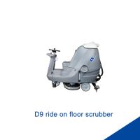 China Supermarket PE Ride On Floor Scrubber With Two Brush for sale