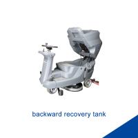 China Supermarket PE Ride On Floor Scrubber With Two Brush for sale
