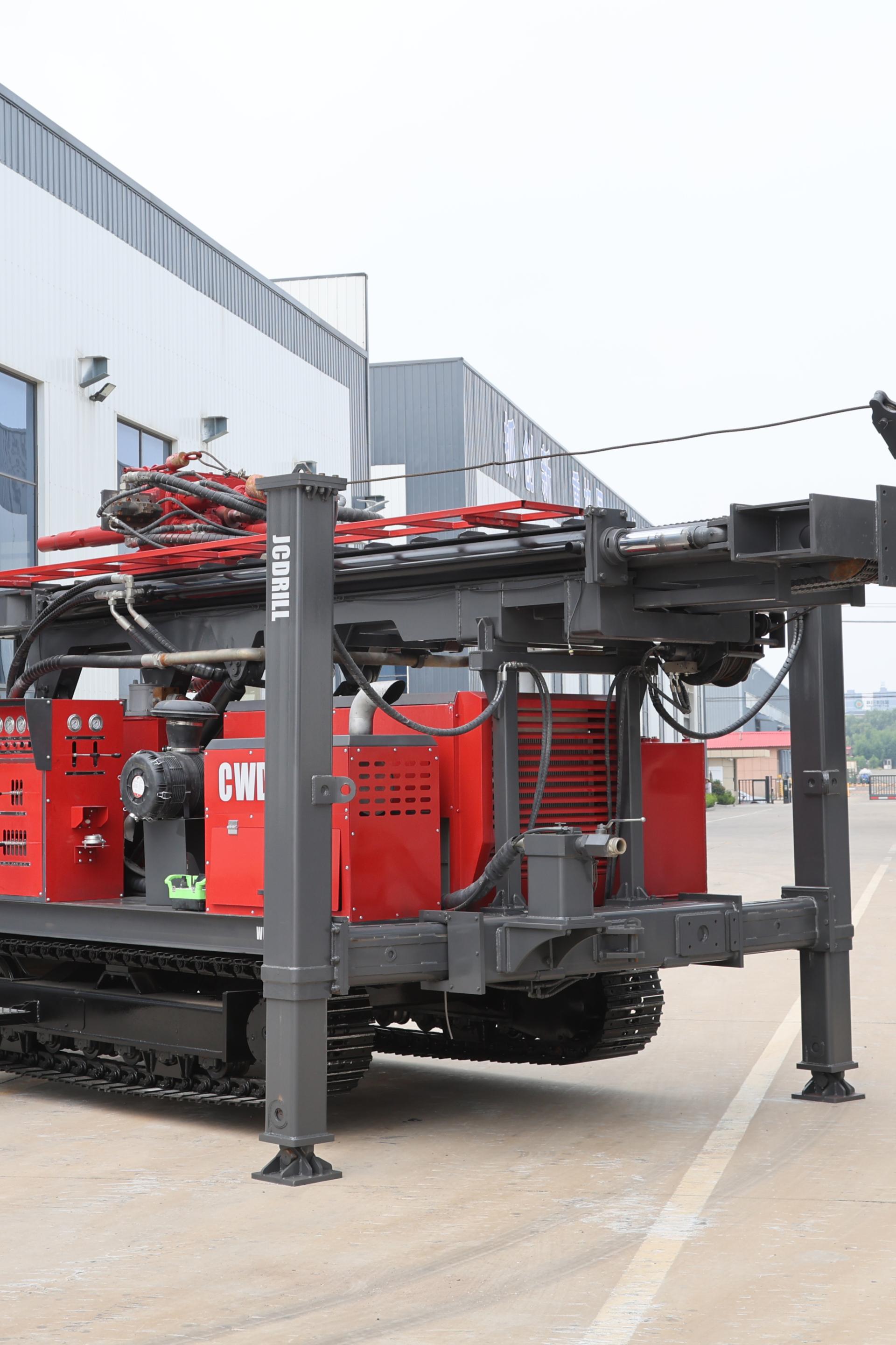 JCDRILL CWD800TT Crawler Chassis and Hydraulic Outriggers
