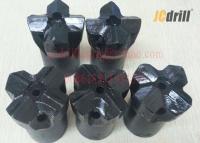 China 7° Tungsten Carbide cross Rock Drill Bits for Quarry / Mining Drilling 27 - 76 mm for sale