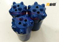 China Tungsten Carbide Tapered Button Drill Bit For Rock / Mining 7/11/12 Degree for sale