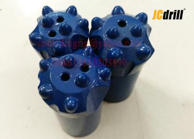 China Tungsten Carbide Tapered Button Drill Bit For Rock / Mining 7/11/12 Degree for sale