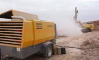 China Rock Drilling Atlas Copco Portable Screw Air Compressor Diesel Engine Powered for sale