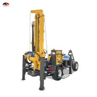 China Self Propelled Portable Trailer Mounted Water Well Drilling Rig for sale