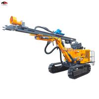 China Top Hammer Hydraulic System Seft Propelled Crawler Rock Blasting Drilling Rig With Dust Collector for sale