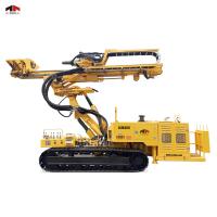 China Top Hammer Powerful Rotary Head Articulating Structure With Rod Clamps Anchor Drilling Rig for sale