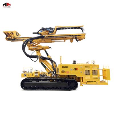 China Top Hammer Powerful Rotary Head Articulating Structure With Rod Clamps Anchor Drilling Rig for sale