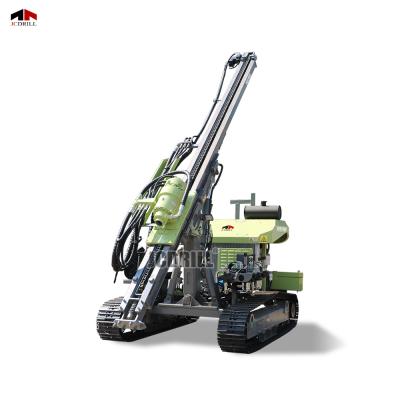 China Versatile Pneumatic Diesel Power DTH And Auger Drill Surface Compact Drilling Rig for sale