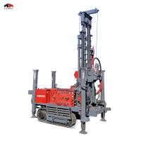 China CWD200T Crawler Mounted Water Well Drill Rig 2000m Depth 5500Nm Torque for sale