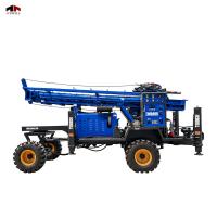 China TWD400 400M Hydraulic Water Well Drilling Rig DTH Hammer & Mud Drilling Trailer Mounted for sale