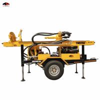 China TWD150 Towable Trailer Hydraulic Water Well Drilling Rig for sale