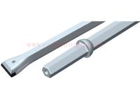 China H19 H22 Integral Drill Rods , Integral Drill Steel 108mm Shank Rock Breaker for sale