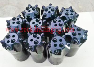 China 7 / 11 / 12 Degree Tapered Rock Drill Bits With 7 Carbide High Performance for sale