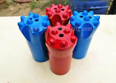 China Small Rock Drill Bits 40mm 8 Buttons Tungsten Carbide Taper Drill Rock Button Bits for sale