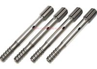 China Forged / Carburized Shank Adapters Mining Drill Rods Carbon Steel Material for sale