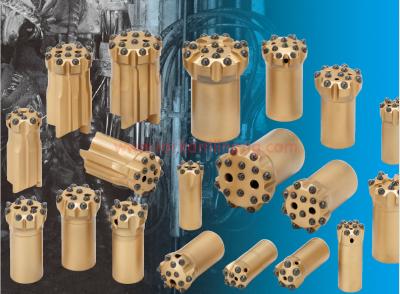 China Tungsten Rock Carbide Drill Bits / Retractable Drill Bit For Mining / Blasting for sale