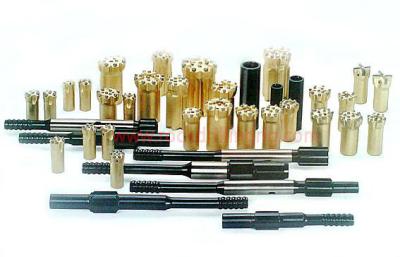 China Alloy Steel Rock Drill Bits Thread Drilling Bit 33 - 152mm Diameter For Mining for sale