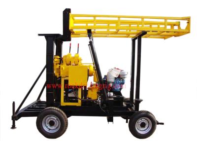 China JXY200 Trailer Mounted Water Borehole Drilling Equipment With 200m Drilling Capacity for sale